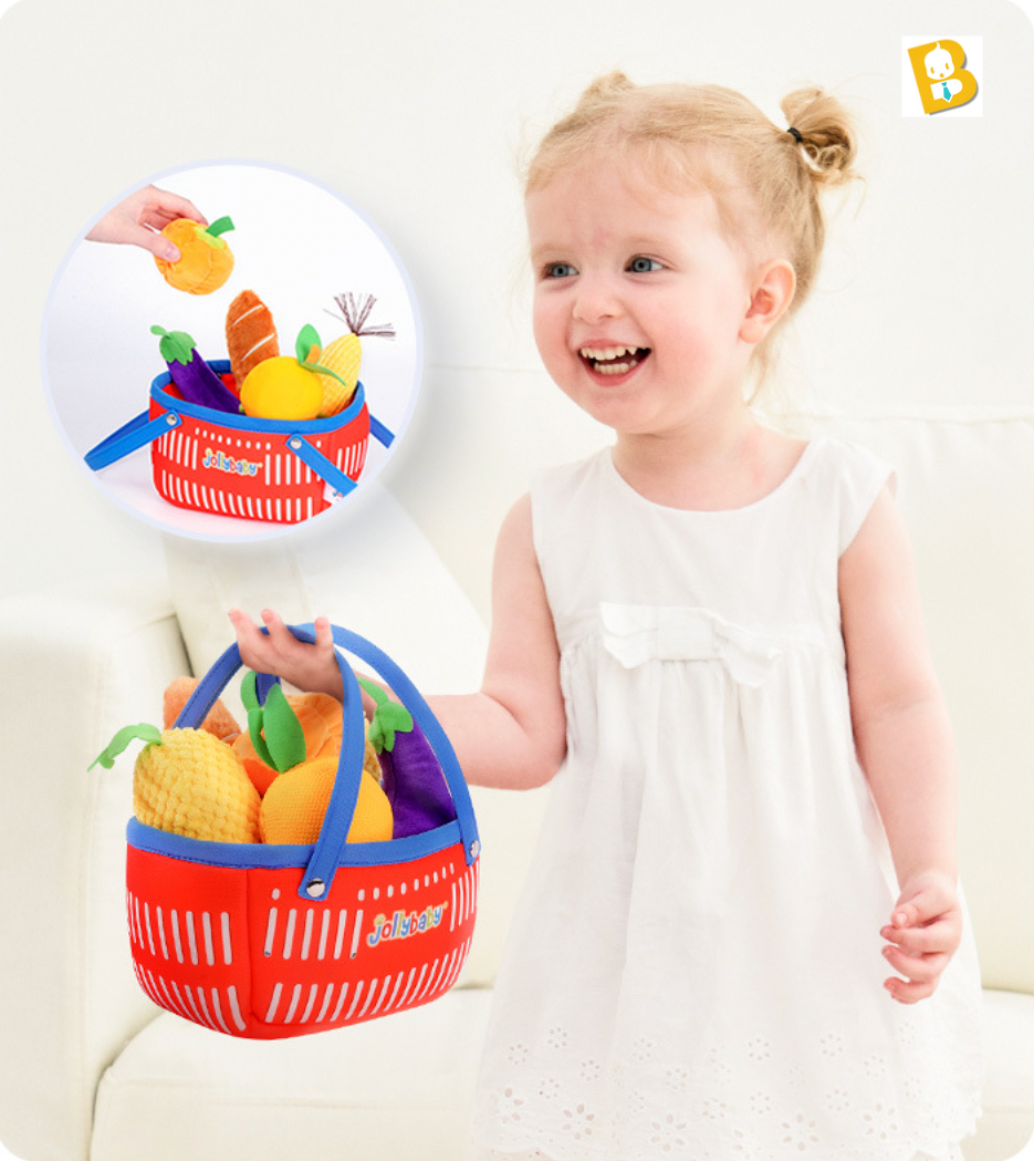 BabyBoss Jollybaby Multi-Sensory Peelable Vegetable Fruit Basket ...