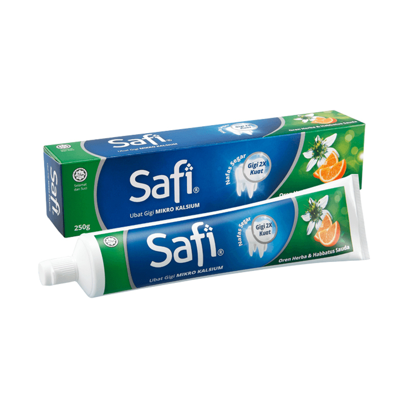 Safi Toothpaste Ubat Gigi 250g 175g Gigi Kuat Gusi Sihat Gamat Oren ...