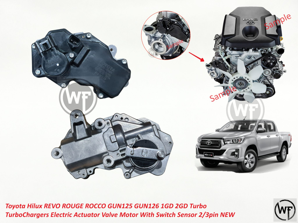 Toyota Hilux REVO ROUGE ROCCO GUN125 GUN126 1GD 2GD Turbo Electric ...