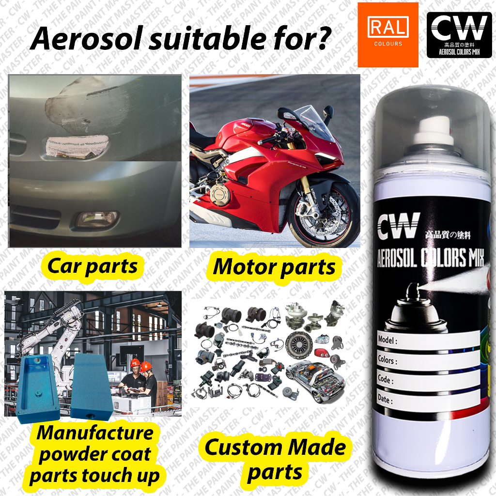 [ PROTON EXORA ] Touch Up Paint All Colors 🚗 Aikka CW Spray 370ml Exora ...