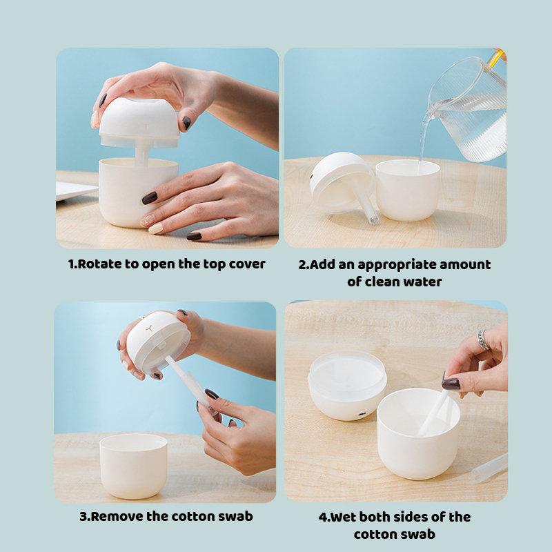 USB Aroma Colorful Egg Humidifier 420ml for Car / Household / Bedroom ...