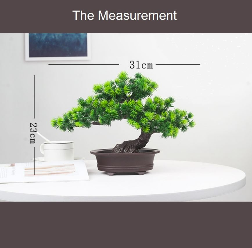 OSUKI Bonsai Tree Artificial Potted Plant (31 x 23cm) - S Model | Pokok ...