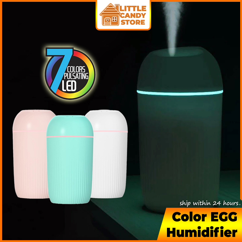 USB Aroma Colorful Egg Humidifier 420ml for Car / Household / Bedroom ...