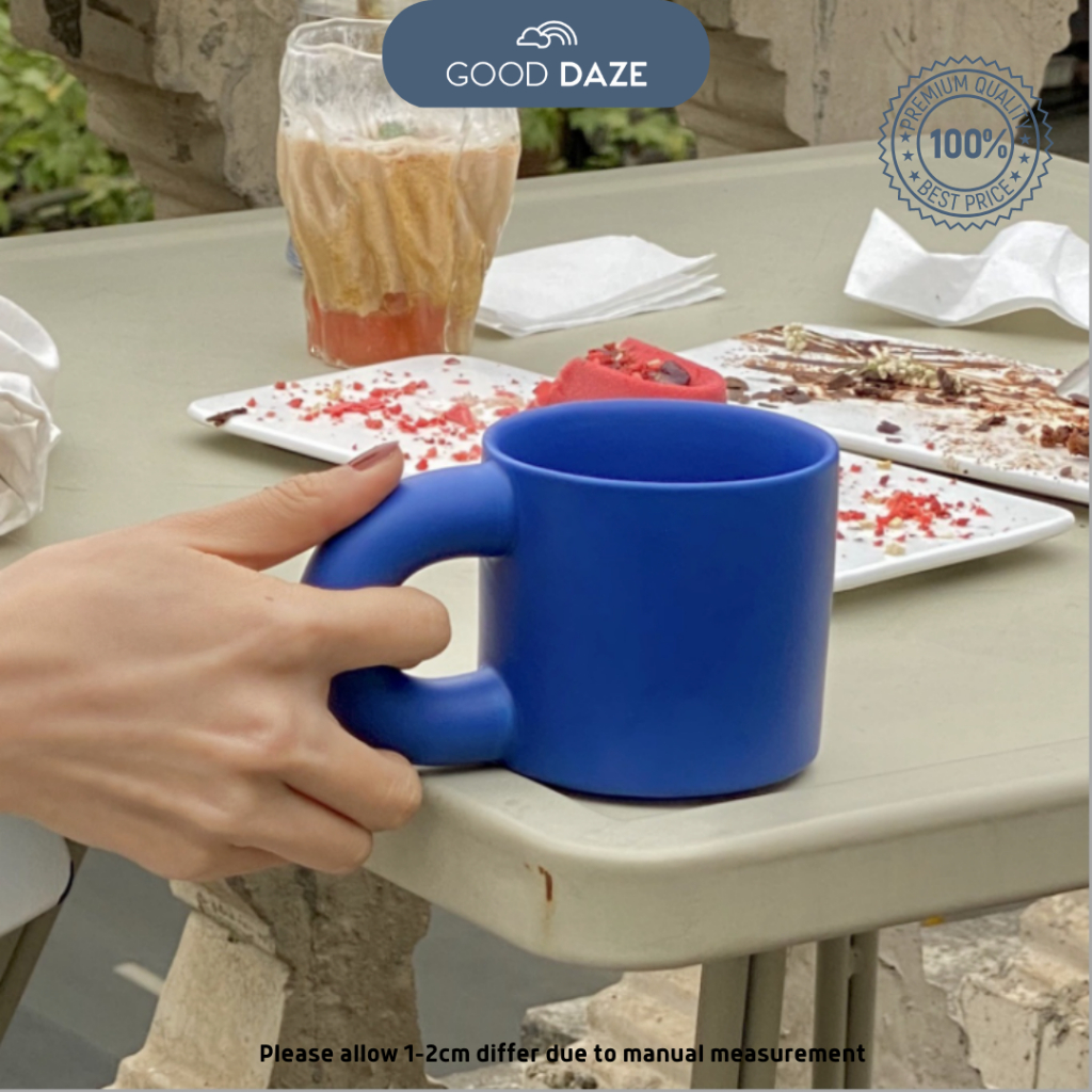 【GOOD DAZE】Chubby Fat Mug Coffee Ceramic Cute mug cup clay mug cup ...