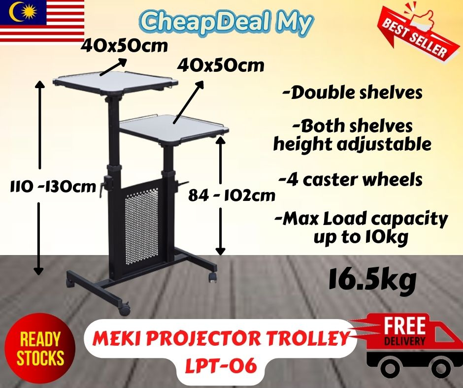 troli projektor / kaki komputer riba /MEKI LPT 06 projector trolley ...
