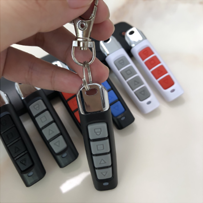 👍330/433mhz Auto Gate Remote Control 4 Button Garage Door Remote Key ...