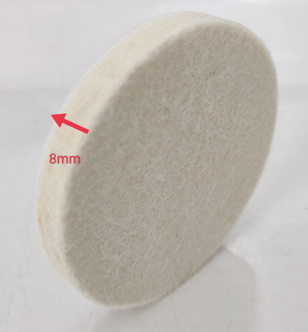 Wool Polishing Felt Pad Thickness 8mm Polish Kilat Terasa Pad Wool Felt ...