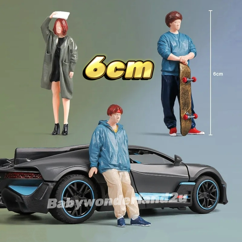 Figure Anime Toys Figure Model Diorama Parking Lot Scale 1:32 Figurines ...