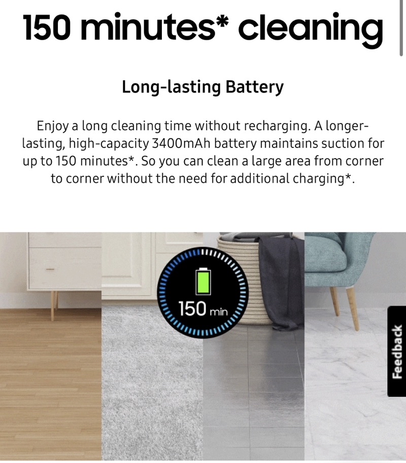 Samsung Robotic Powerbot Vacuum 2 In 1 Vacuum Cleaning And Mopping ...