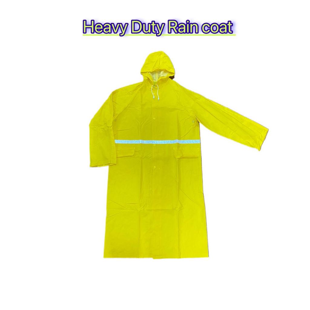 Heavy Duty Yellow Visibility Rainsuit l Raincoat High Reflective Strip ...