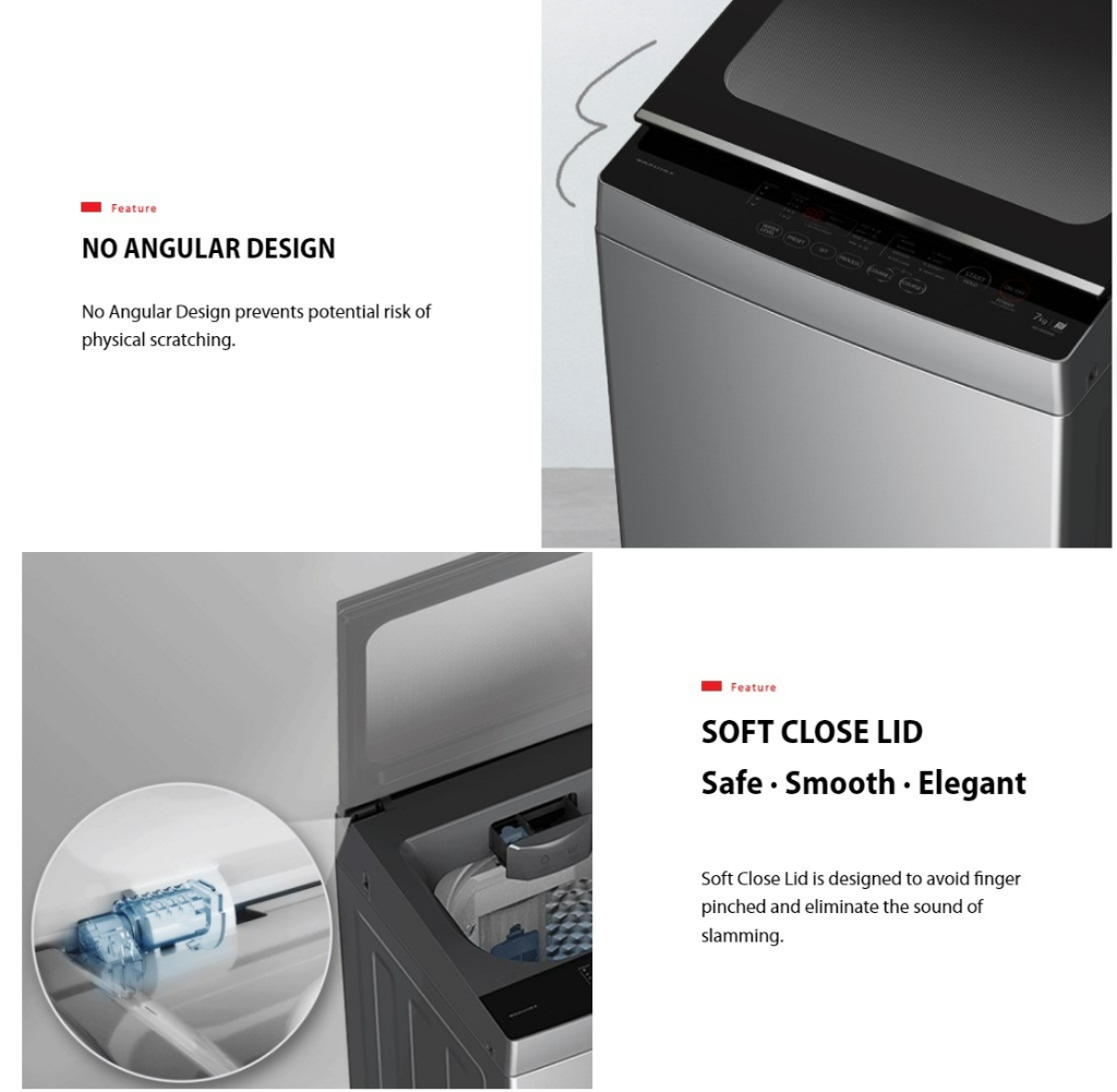 Toshiba Washing Machine (7.0KG / 8.0KG / 9.0KG / 10.5kg) AW-M801AM AW ...