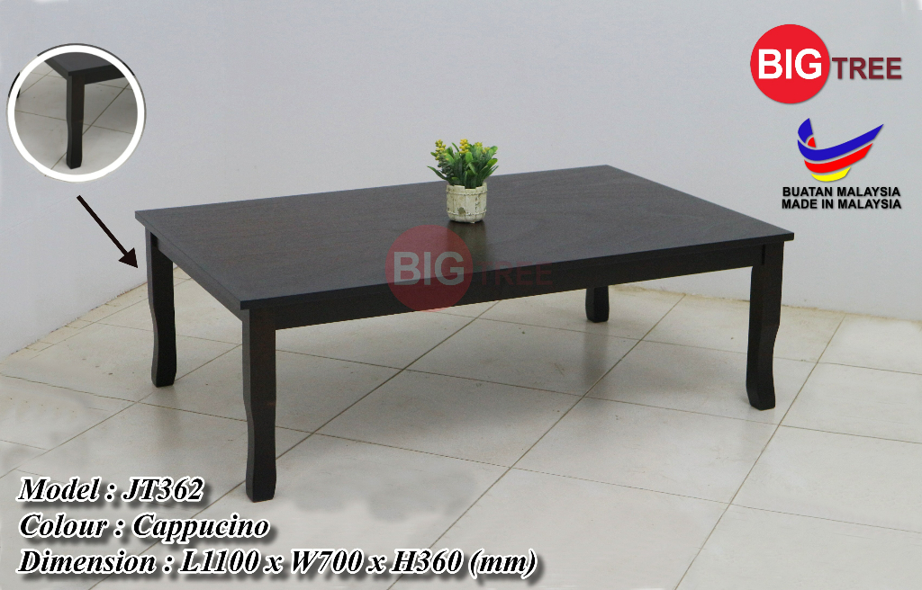 Big Tree Wooden Japanese Table / Meja Jepun / Meja Jepun Murah / Solid ...