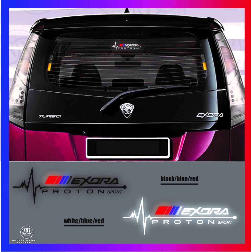 [Ready Stock]Proton Exora heart line sticker KI00588 | Shopee Malaysia