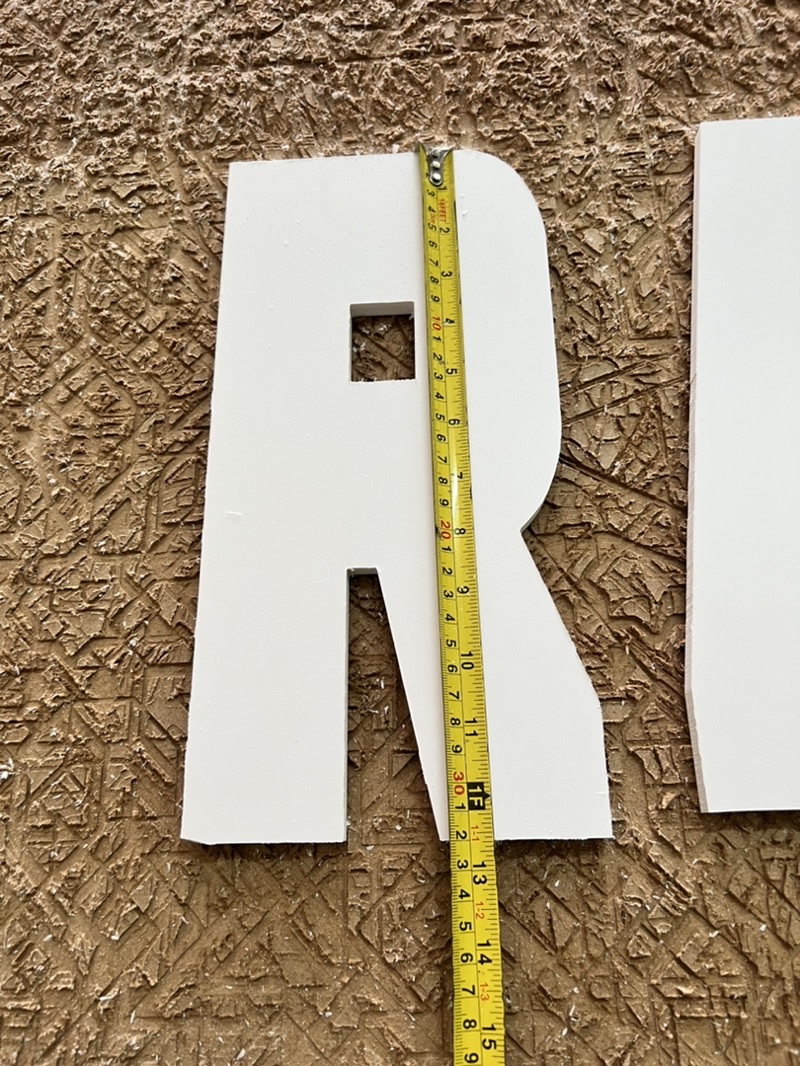 Custom PVC 3D Logo Signage | 3D Lettering [ Q-Z ] | PVC Foam Board | UV ...