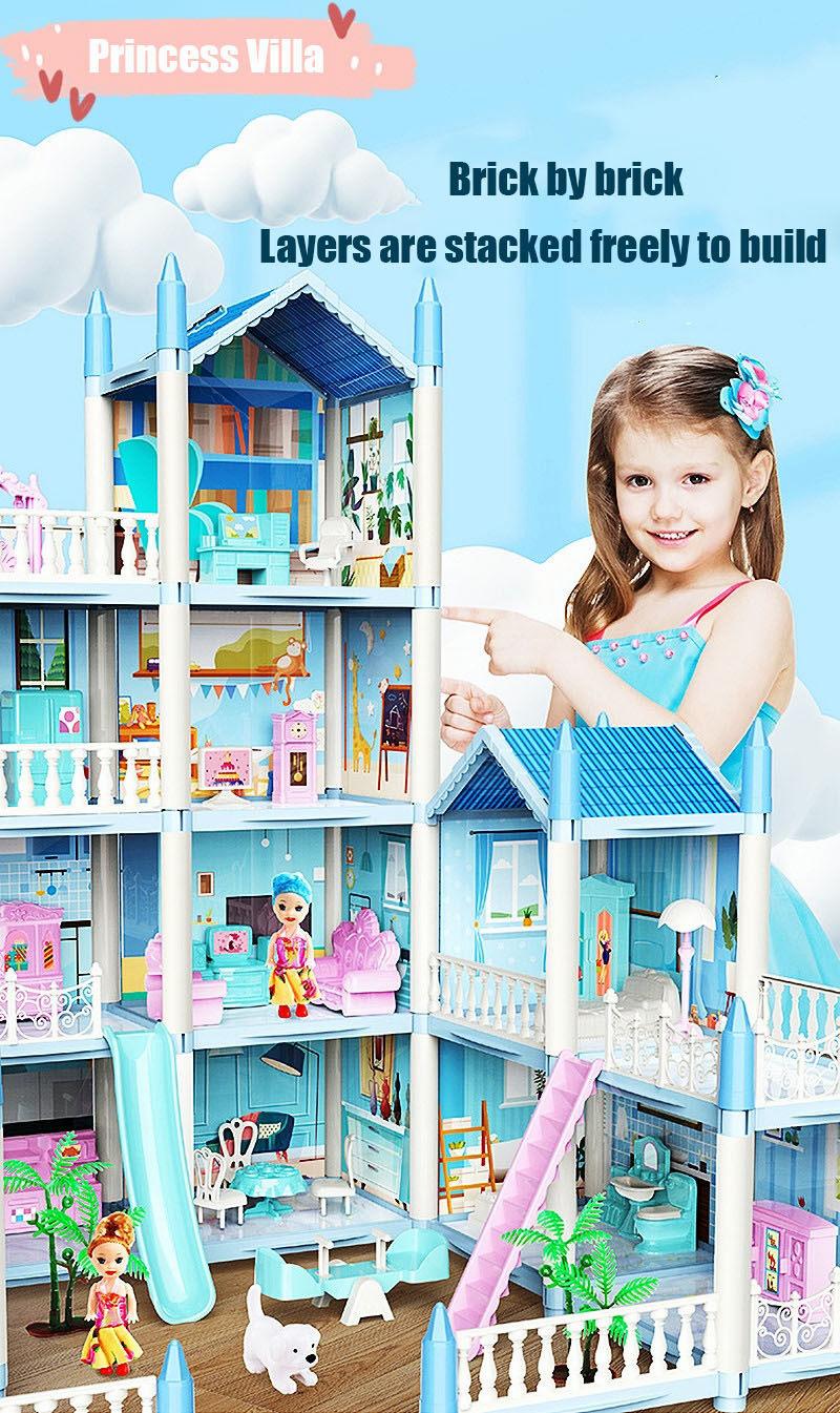 🔥Ready Stock🔥DIY Doll House Model Toy pretend Play Princess Dream ...