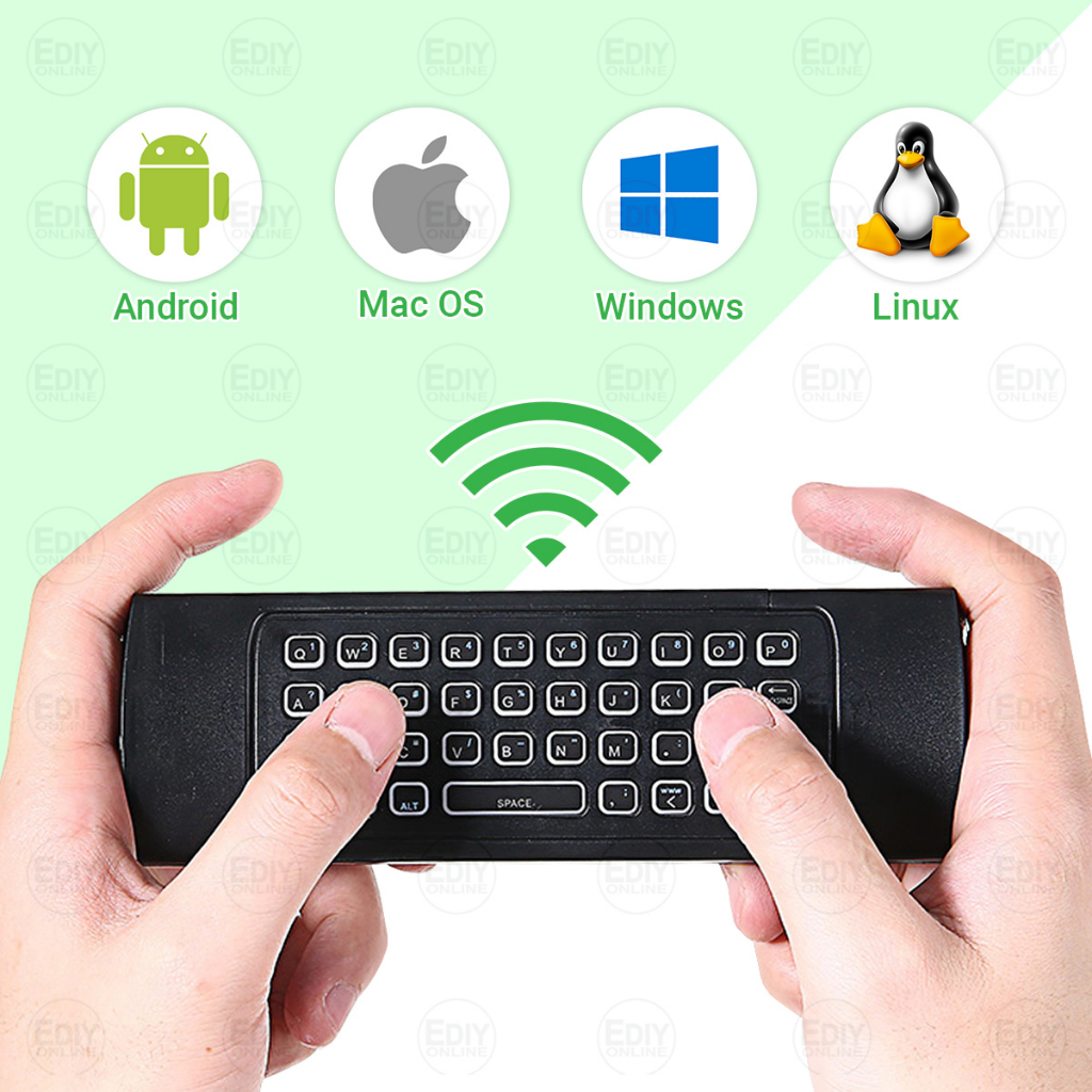 MX3 2.4G USB WIRELESS AIRMOUSE KEYBOARD REMOTE USB ANDROID SMART TV ...