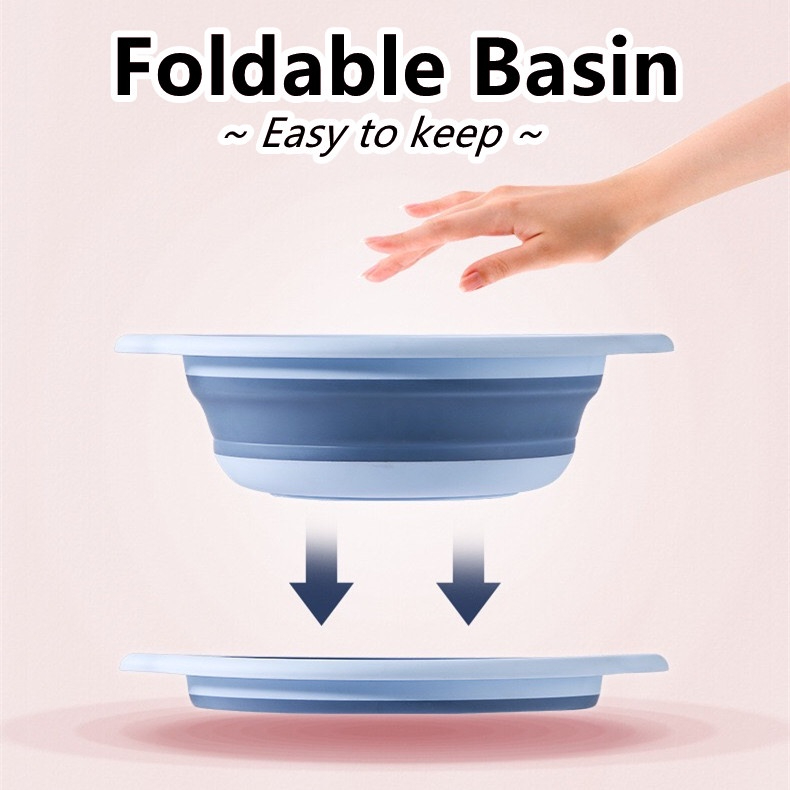 Nordic Foldable Basin Wash Collapsible Folding Basin Travel Face ...