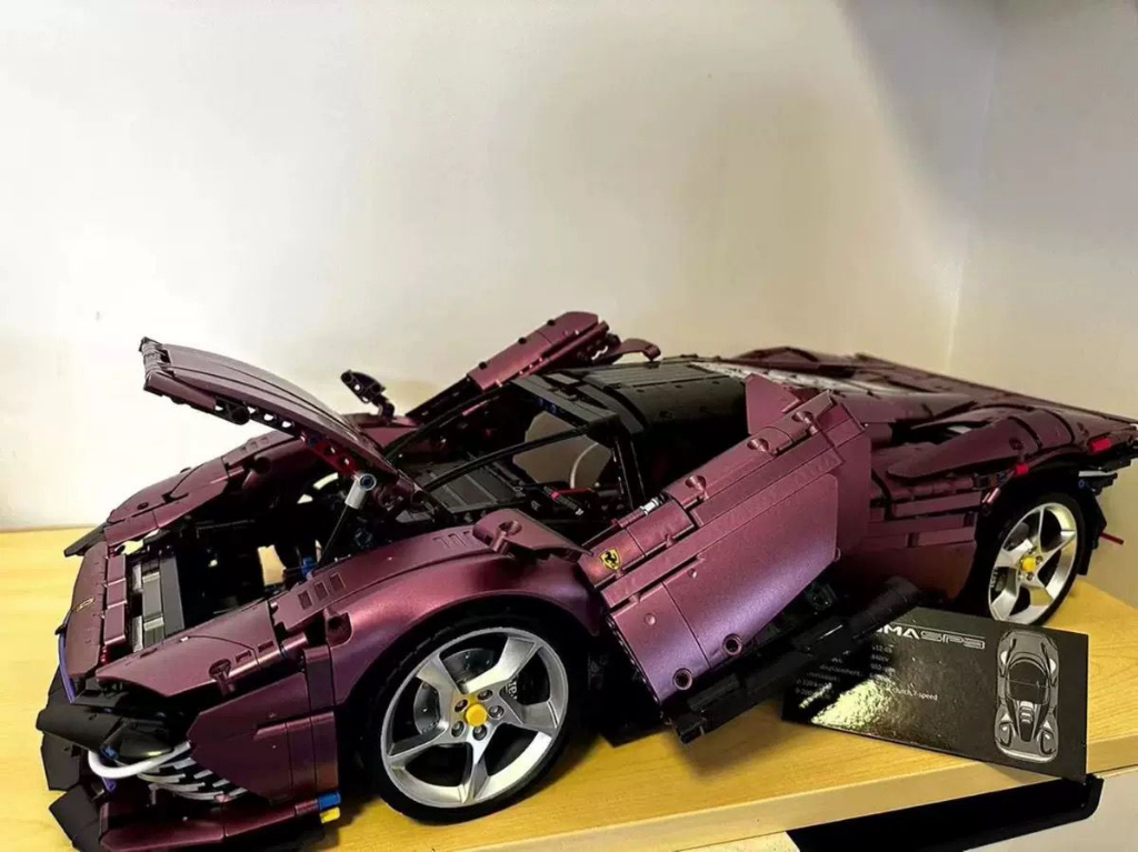 TECHNIQUE: DAYTONA SP3 PURPLE/YELLOW/RED 1:8 SCALE BUILDING BLOCKS ...