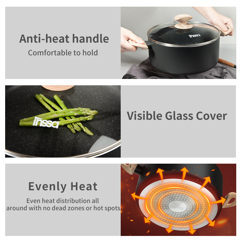 Simplus 24cm Soup Pot Non Stick Coating Periuk PFOA Free Compatible ...