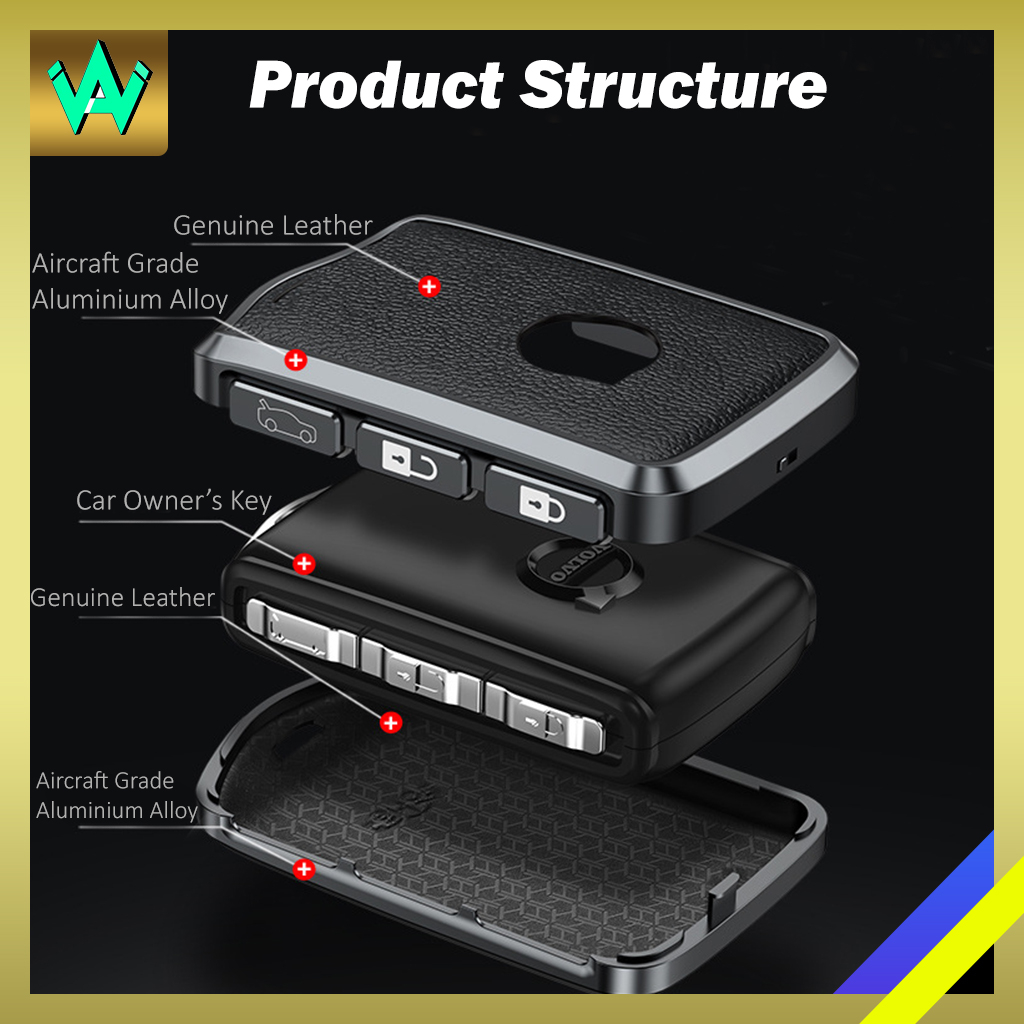 Volvo XC60 S90 S60 XC90 XC40 V60 V40 Key Cover Aluminium Alloy Genuine ...