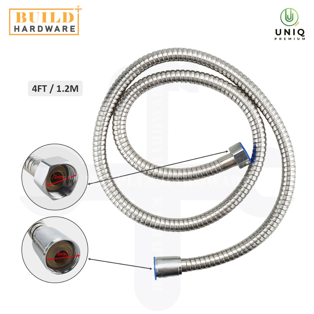 UNIQPREMIUM Stainless Steel Flexible Hose SUS304 Hand Shower Bidet Head ...