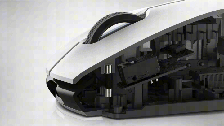 ALIENWARE TRI-MODE WIRELESS GAMING MOUSE - AW720M (LUNAR LIGHT ...