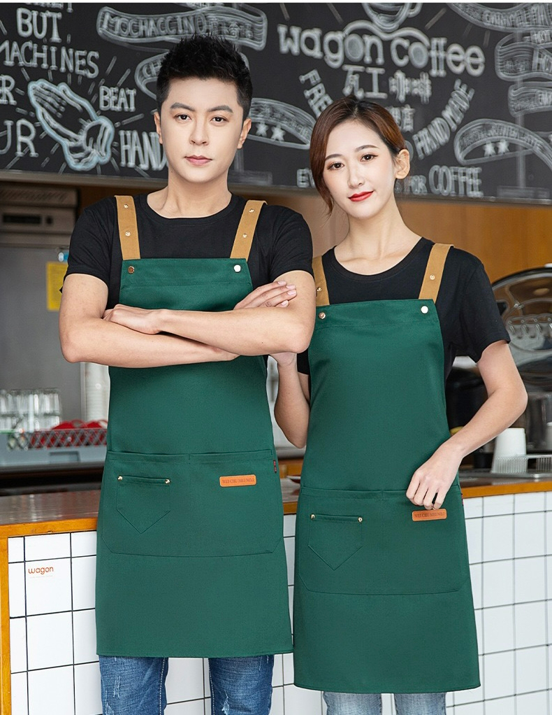 Ready Stock Korea Style Waterproof Apron Kitchen H-Type Strap ...