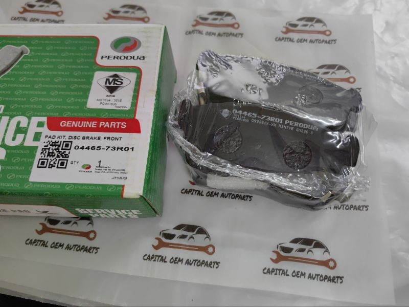 PERODUA MYVI 2005-2010 (ORIGINAL) BRAKE PADS FRONT 1SET 4PCS 04465 ...