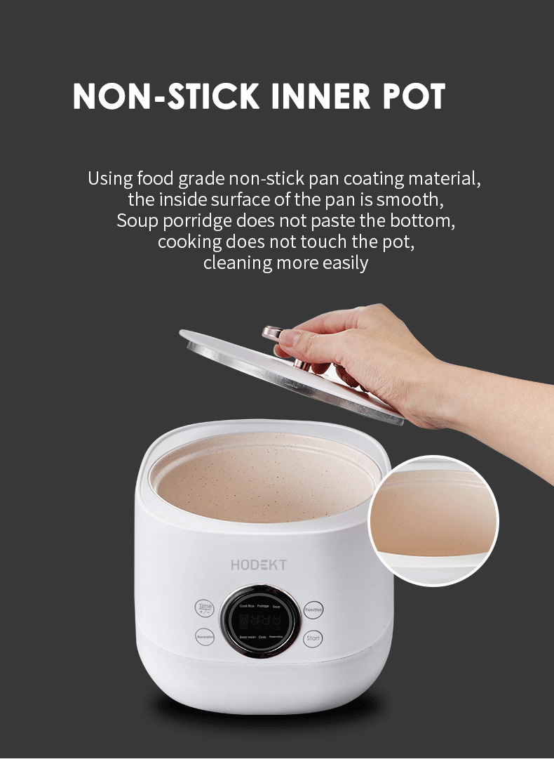 HODEKT Multi Cooker Periuk Nasi Elektrik Mini Rice Cooker Smart 2L Non ...