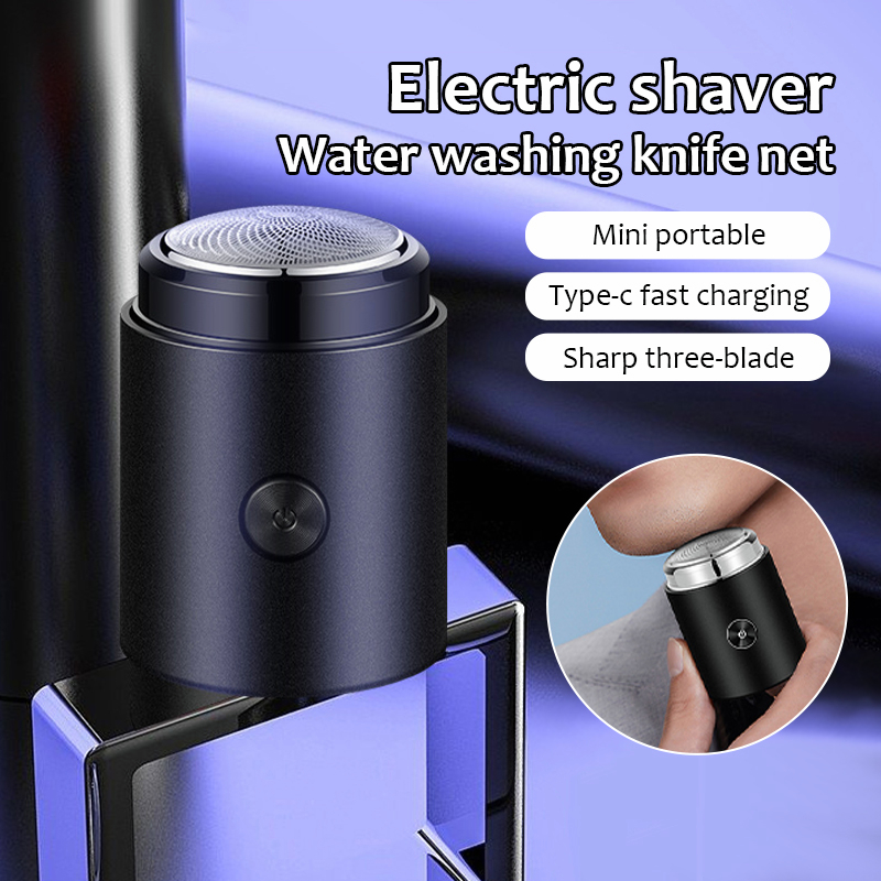 Men's Mini Electric Shaver Automatic Razor Trimmer Portable Beard Knife ...