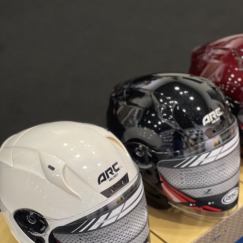 Arc Helmet XR Supreme Colour Openface Helmet Motor Arc Plain Colour ...