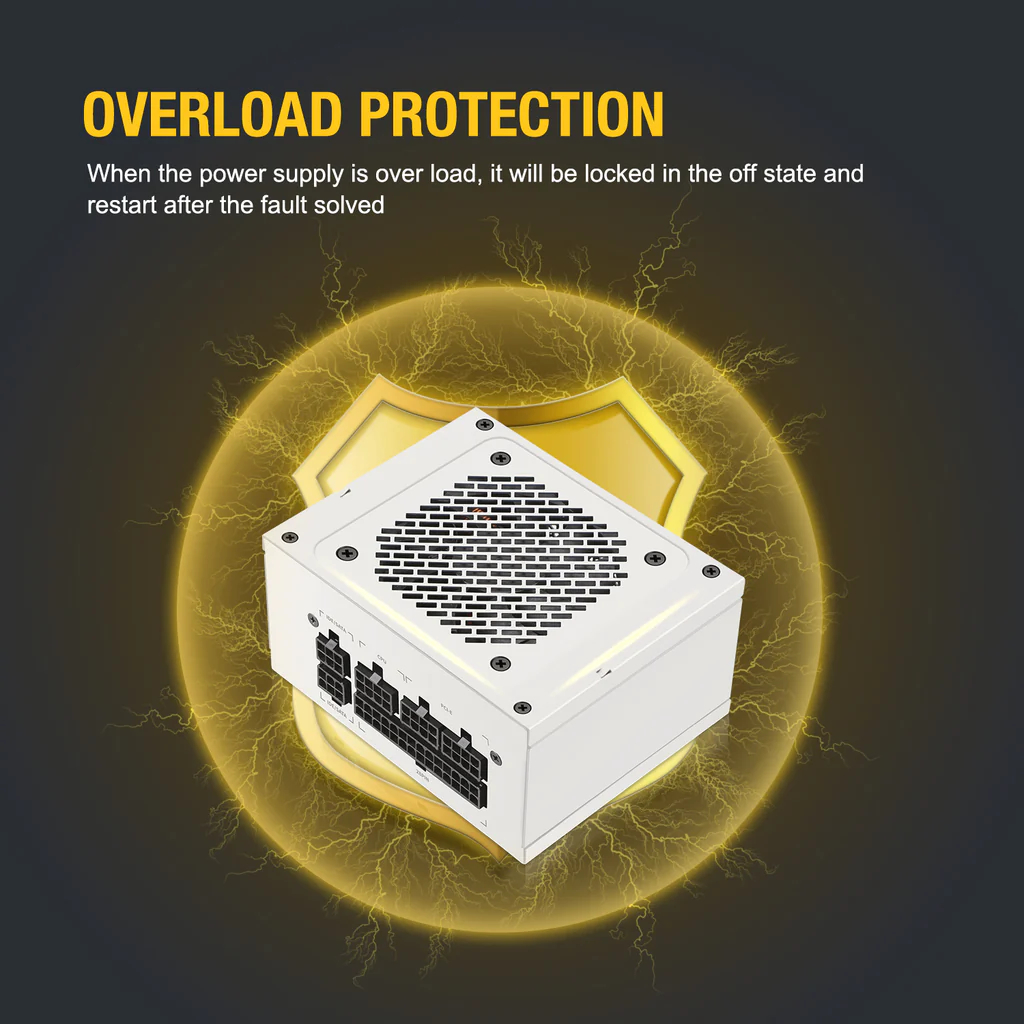 SEGOTEP 750W (750W) SFX 80 PLUS GOLD FULL MODULAR POWER SUPPLY (WHITE ...