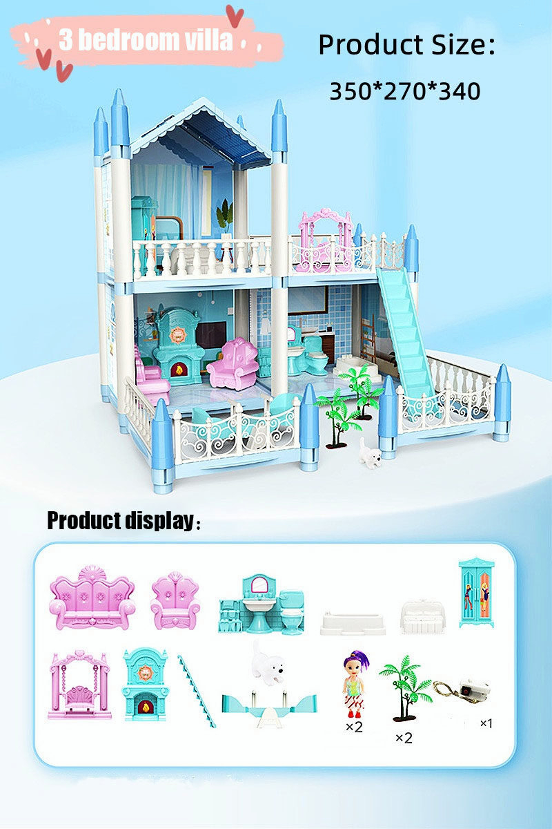 🔥Ready Stock🔥DIY Doll House Model Toy pretend Play Princess Dream ...