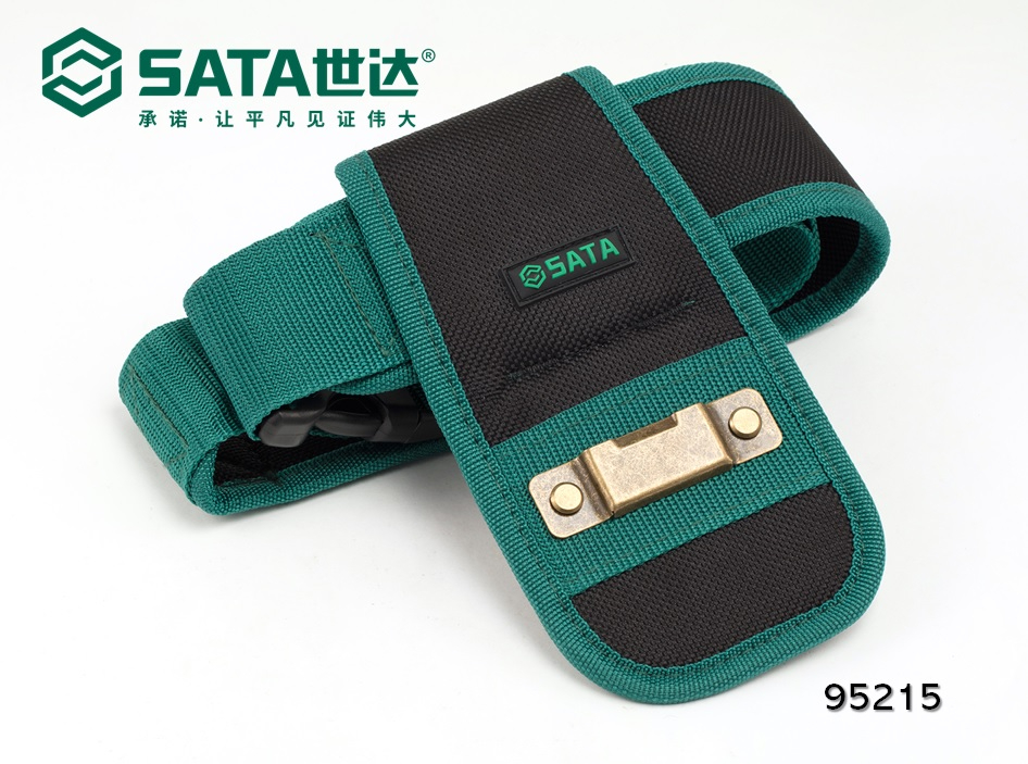 SATA 6 Pocket Belt Pouch Bag With Work Belt & Tape Measure Hook 95212 ...
