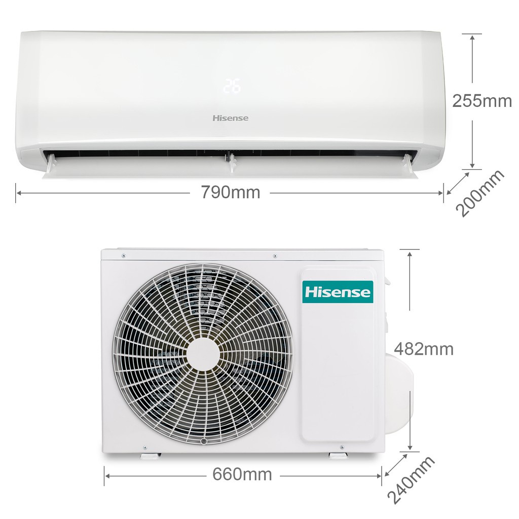 [Installation] Hisense 1.0HP Standard Non-Inverter Air Con R32 AN09CBG ...
