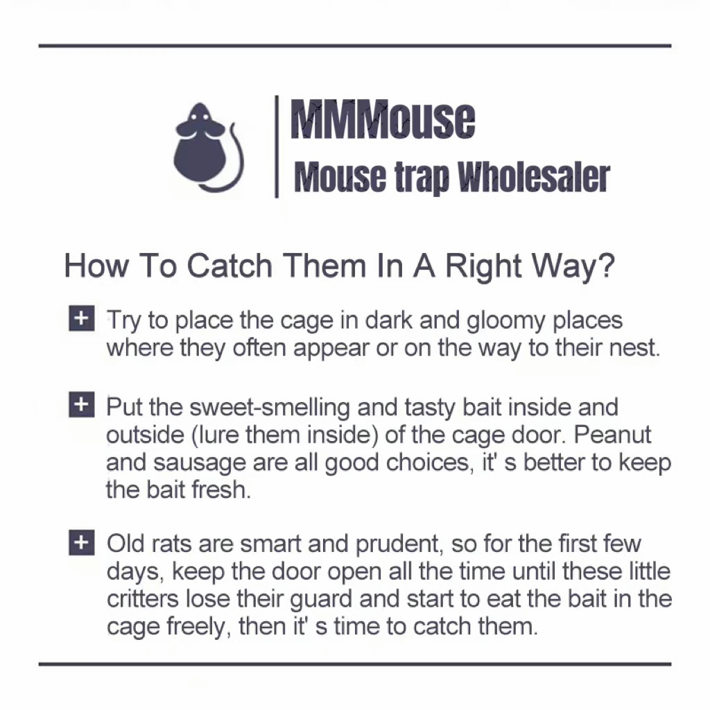 New Auto Capture Big Mouse Trapper Humane Live Cage Sensitive Multi Rat ...