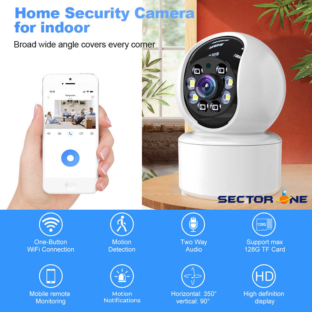 [24HR SHIP] IP 360° CCTV WIFI Camera 1080P FHD Home Camera Security ...