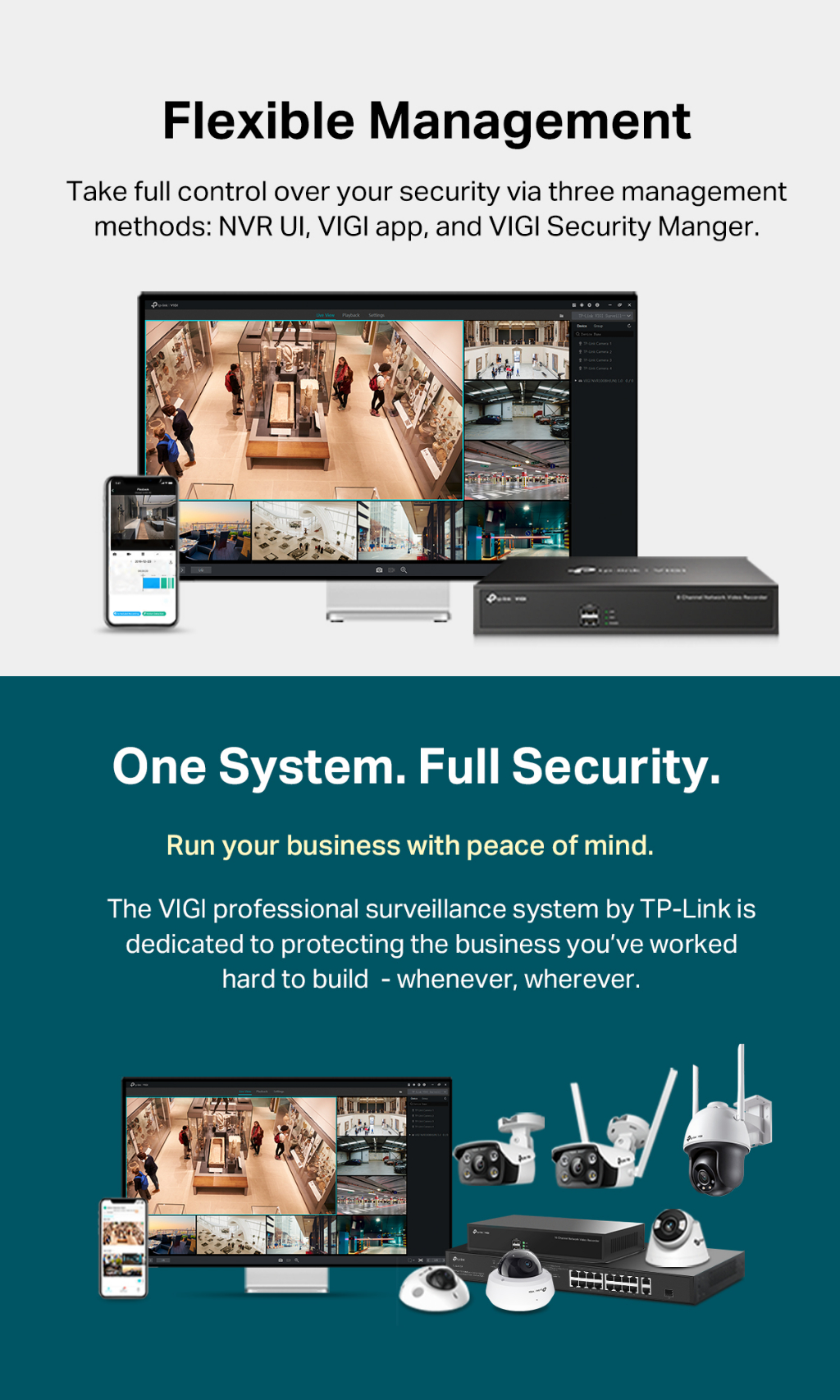 TP-Link VIGI CCTV 4 Channel Bundle Set PoE Wired IP Camera C420I ...