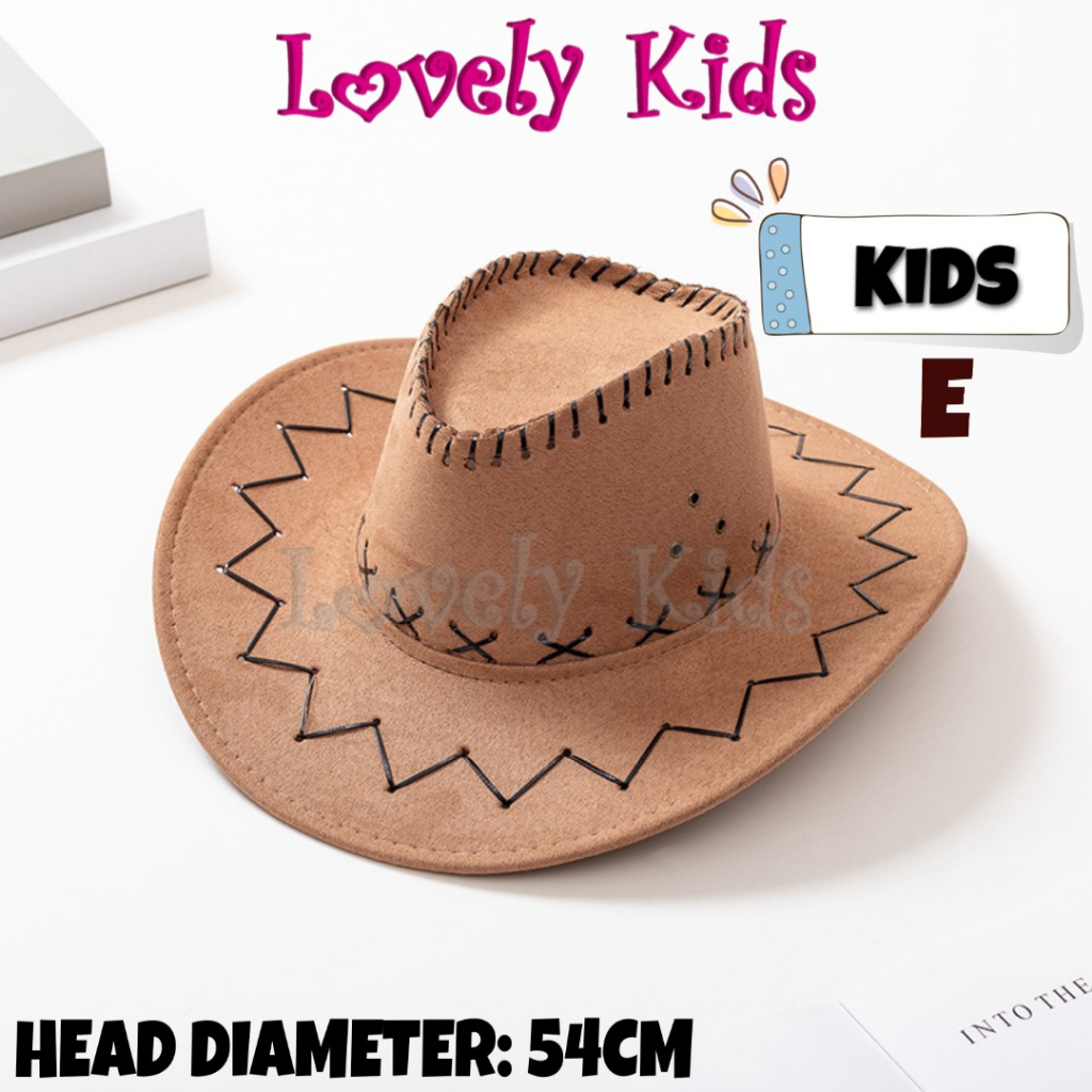 [READY STOCK] Kids Costume Adult Cowboy Hat (Topi Koboi) Wild West ...