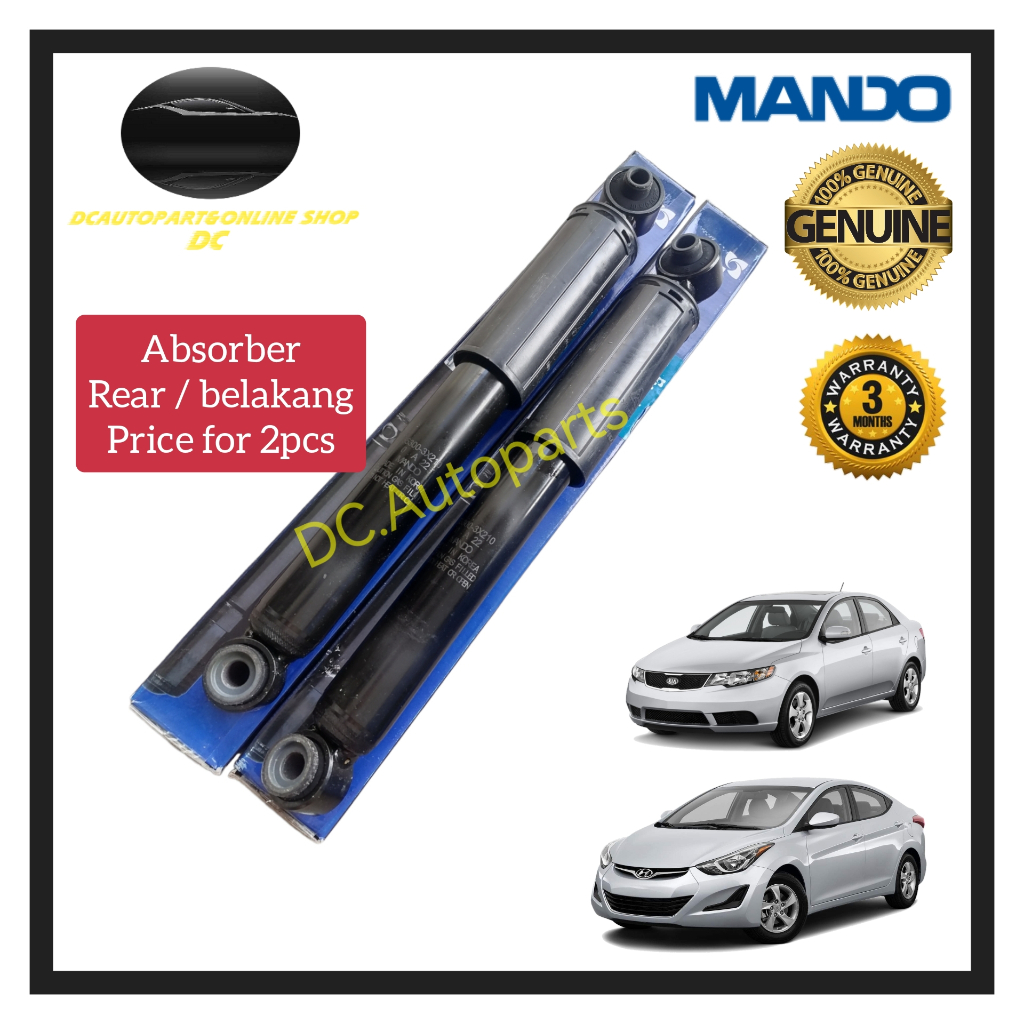ORIGINAL MANDO KIA FORTE / ELANTRA MD 1.6 1.8 AVANTE X20 SHOCK ABSORBER ...