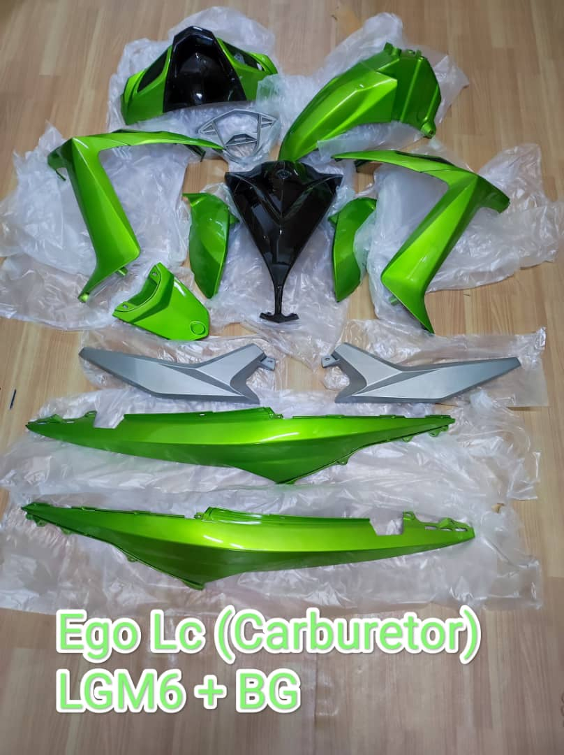 (KOSONG) (CARBURETOR) Coverset Cover Set (HLD) yamaha egolc Ego LC (carburetor) | Shopee Malaysia