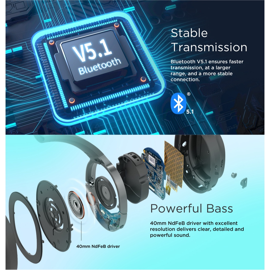 Edifier W600BT - Wireless Minimalist Headphone with Strong Bass ...