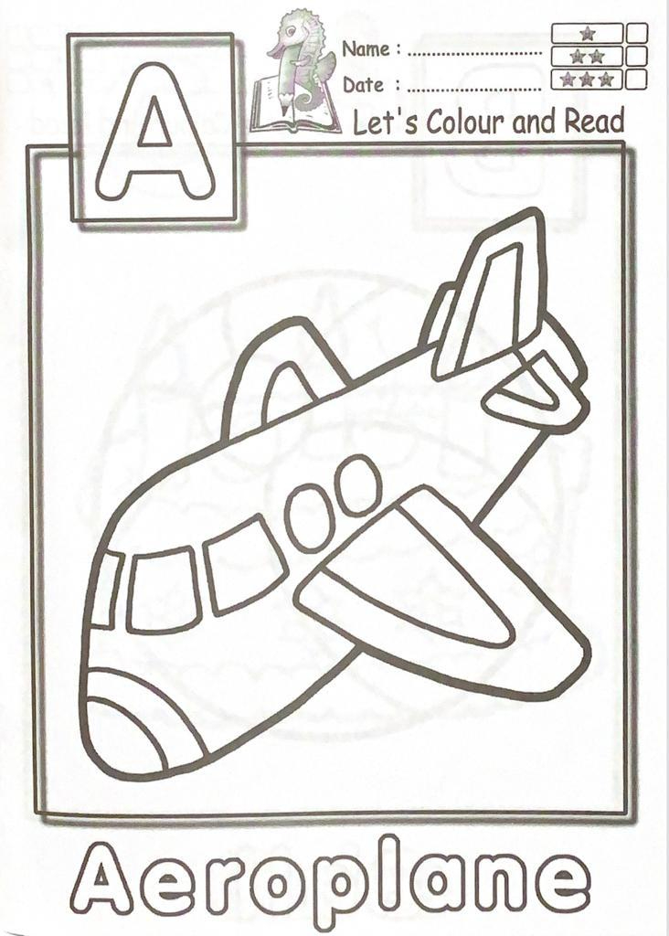 [Mind To Mind] First Colouring Book ( Alphabet Capital Letters ...