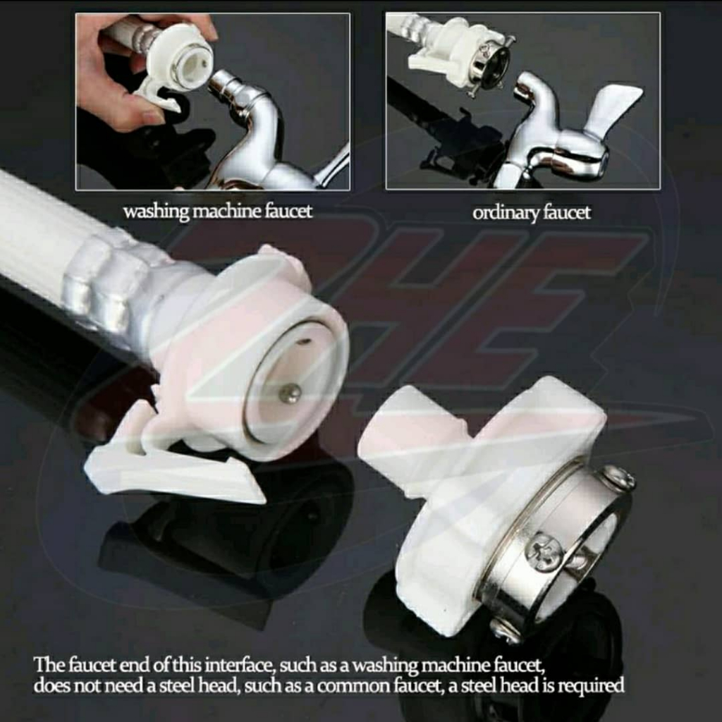UNIVERSAL WASHING MACHINE JOINT A WATER INLET PIPE HOSE CONNECTOR ...