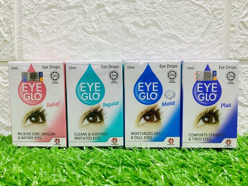 EYE GLO EYE DROPS [10ML] [REGULAR/RELIEF/MOIST/PLUS] | Shopee Malaysia