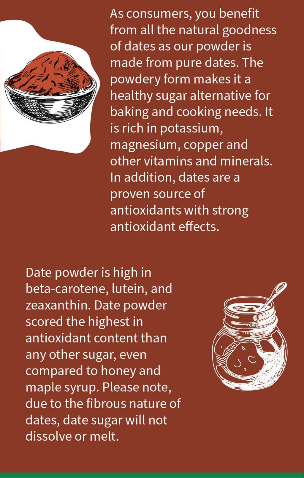 Organicule Date Sugar Powder [250g] Natural Sugar | Antioxidants ...
