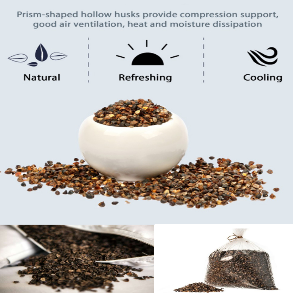 Buckwheat Husk 100% Organic Super Grade Natural Sekam Soba Kulit Soba ...