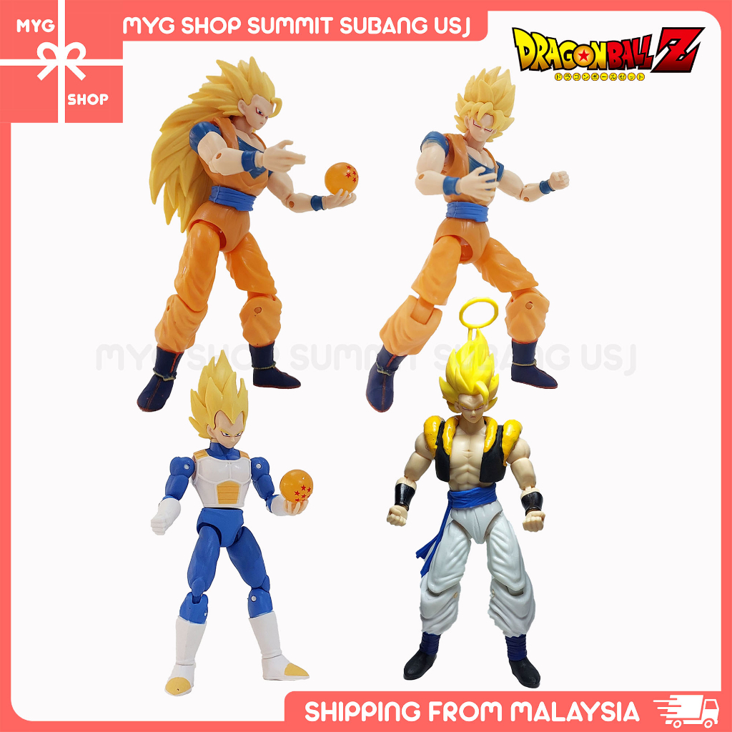 Dragon Ball Goku Super Saiyan Vegeta Action Figure Moveable Joint Anime ...