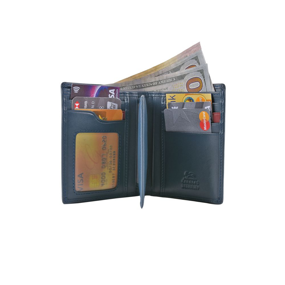 Charles Berkeley ETHAN Genuine Leather Bi-Fold Wallet Men's Wallet ...