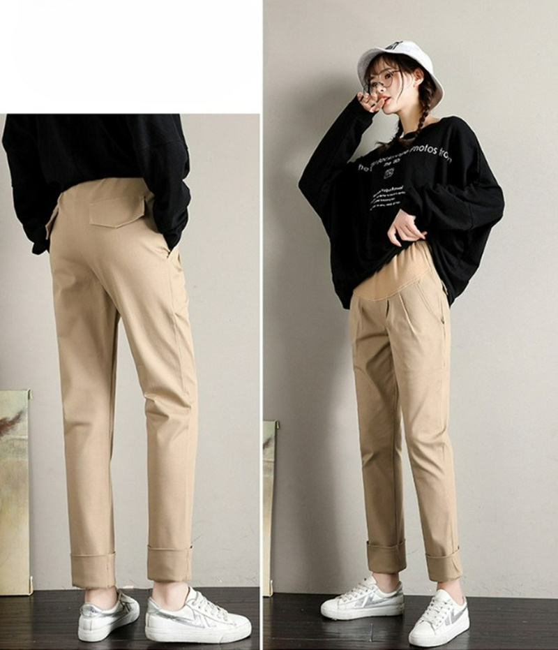 Plus Size Maternity Pants Pregnancy Women Working Long Pregnant Trouser ...